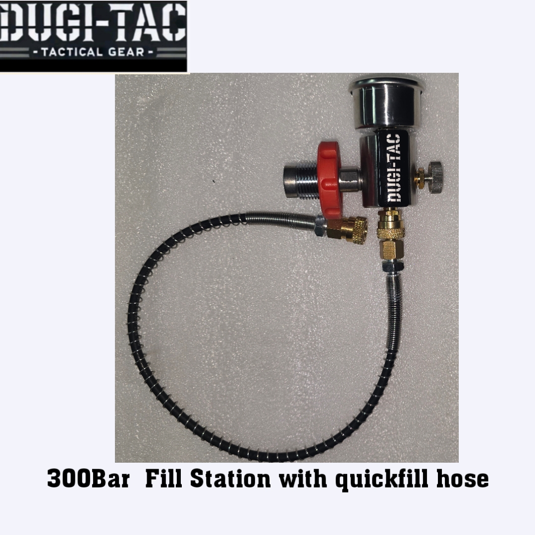 DUgi-Tac 300 Bar Fill Station with Quick Release Hose and quick Coupler ...